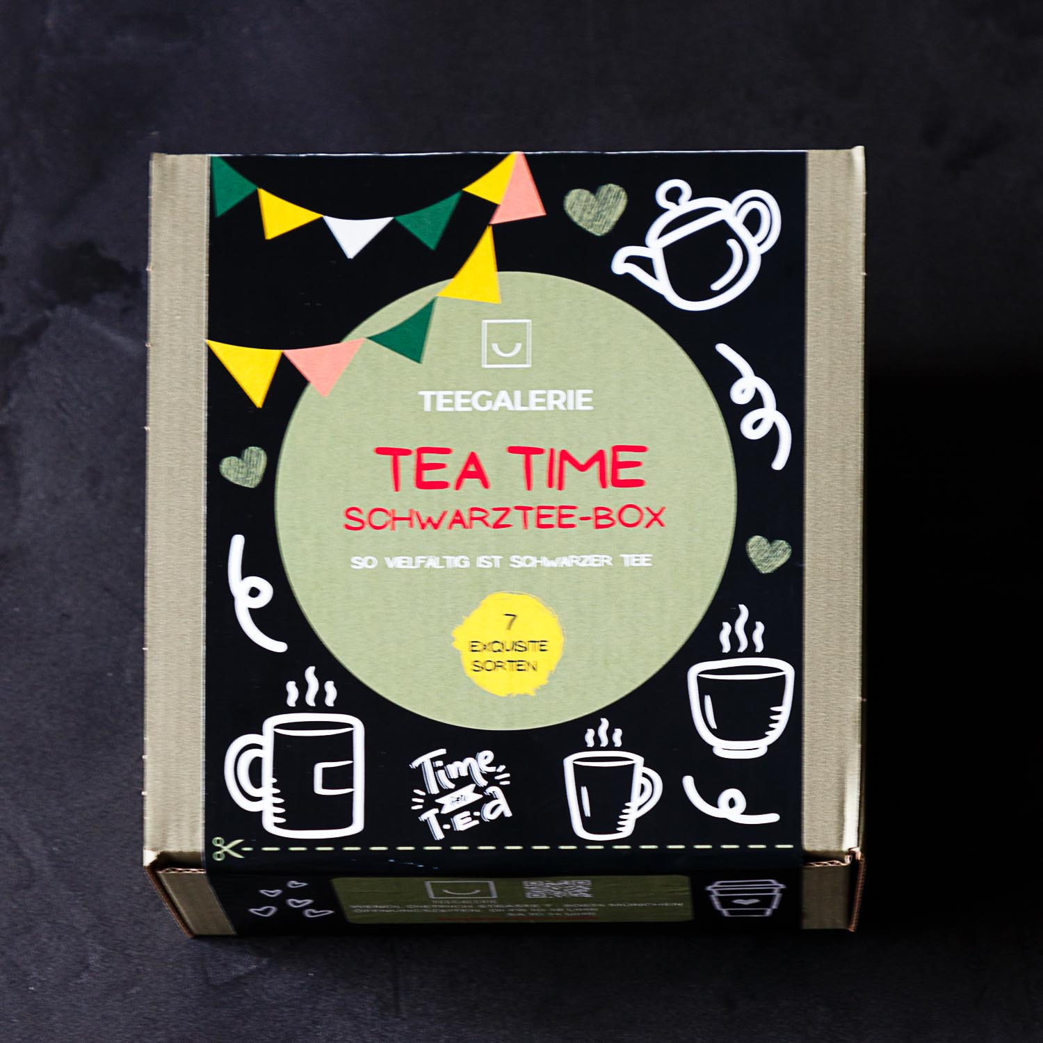 SCHWARZTEE-BOX "TEA TIME"